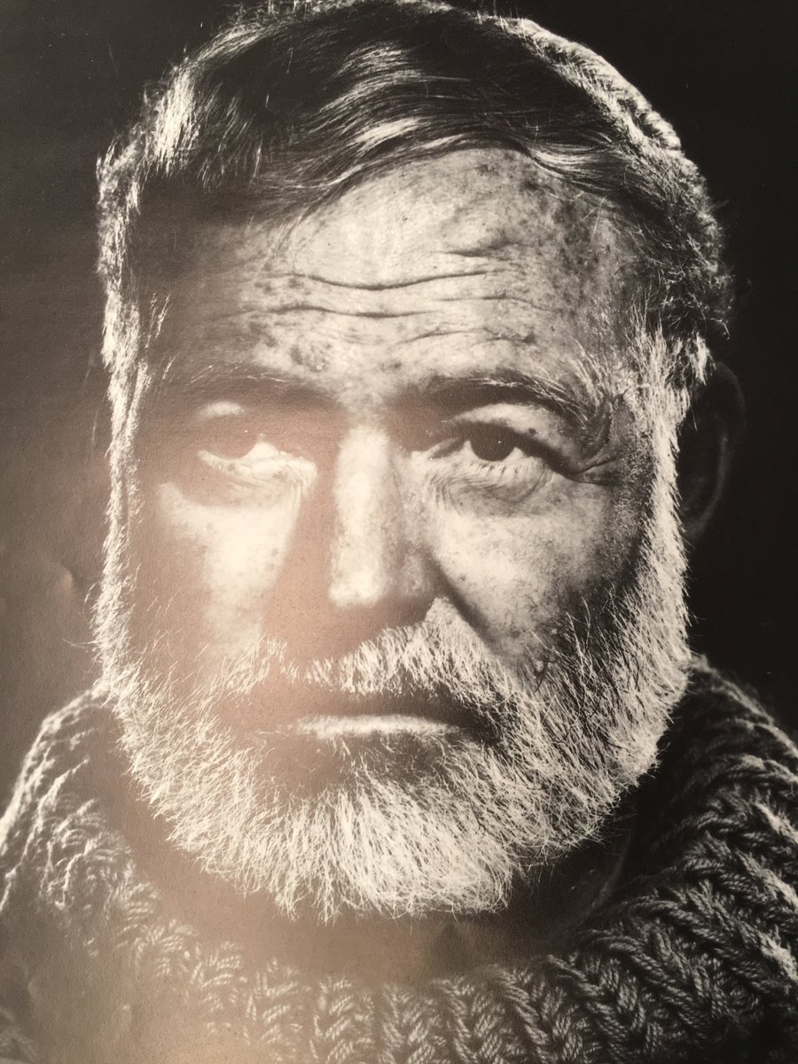 Ernest Hemingway Poster von Yousuf Karsh, 1987 bei Pamono kaufen