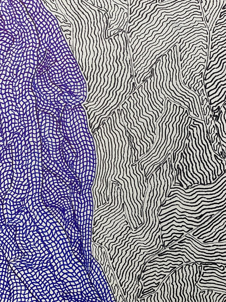 David Paul Kay, Forward, 2024, Permanent Ink on Canvas for sale at Pamono