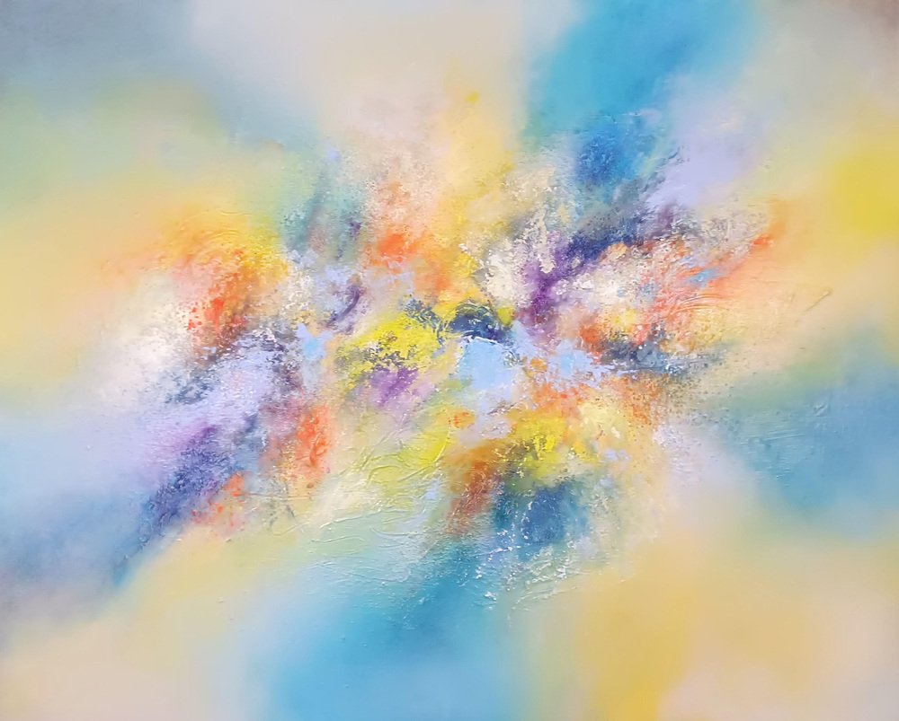 Christiane Hess, Reverie au Coeur de L'ete, 2024, Acryl auf Leinwand bei Pamono kaufen