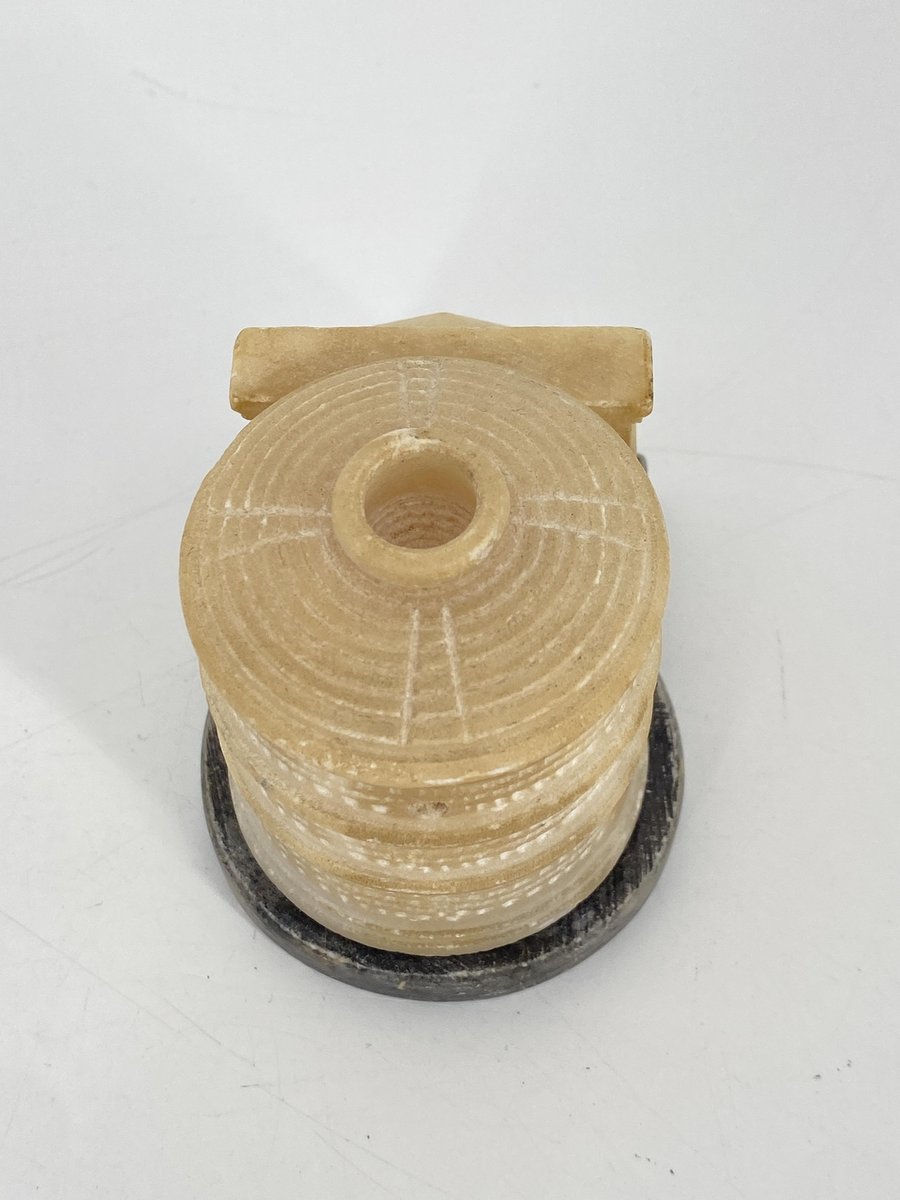 Hand-Carved Miniature Alabaster Model of the Pantheon in Rome, 1900 for ...