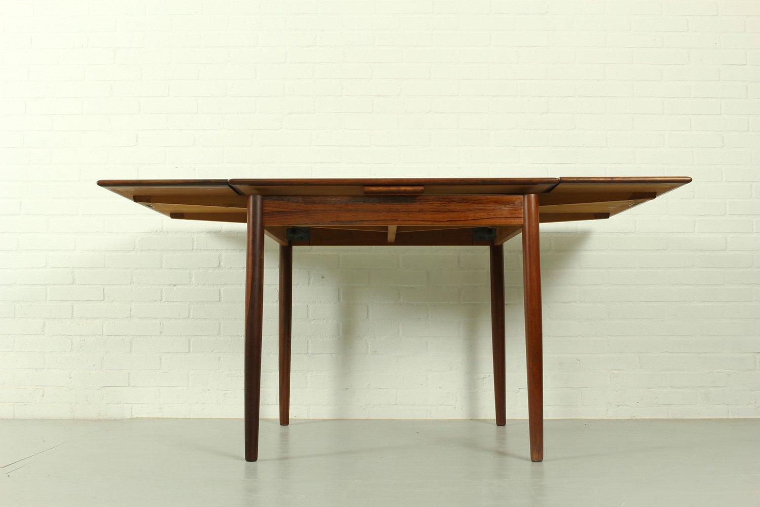 Danish Rosewood Dining Table attributed to Niels O Moller for Jl Moller ...