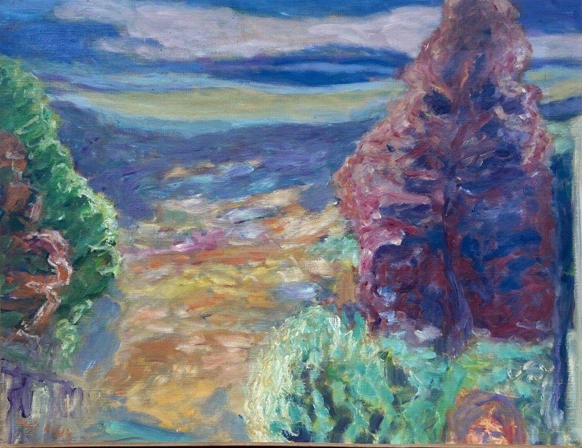 David Arun, Impressionist Landscape, Oil on Canvas for sale at Pamono