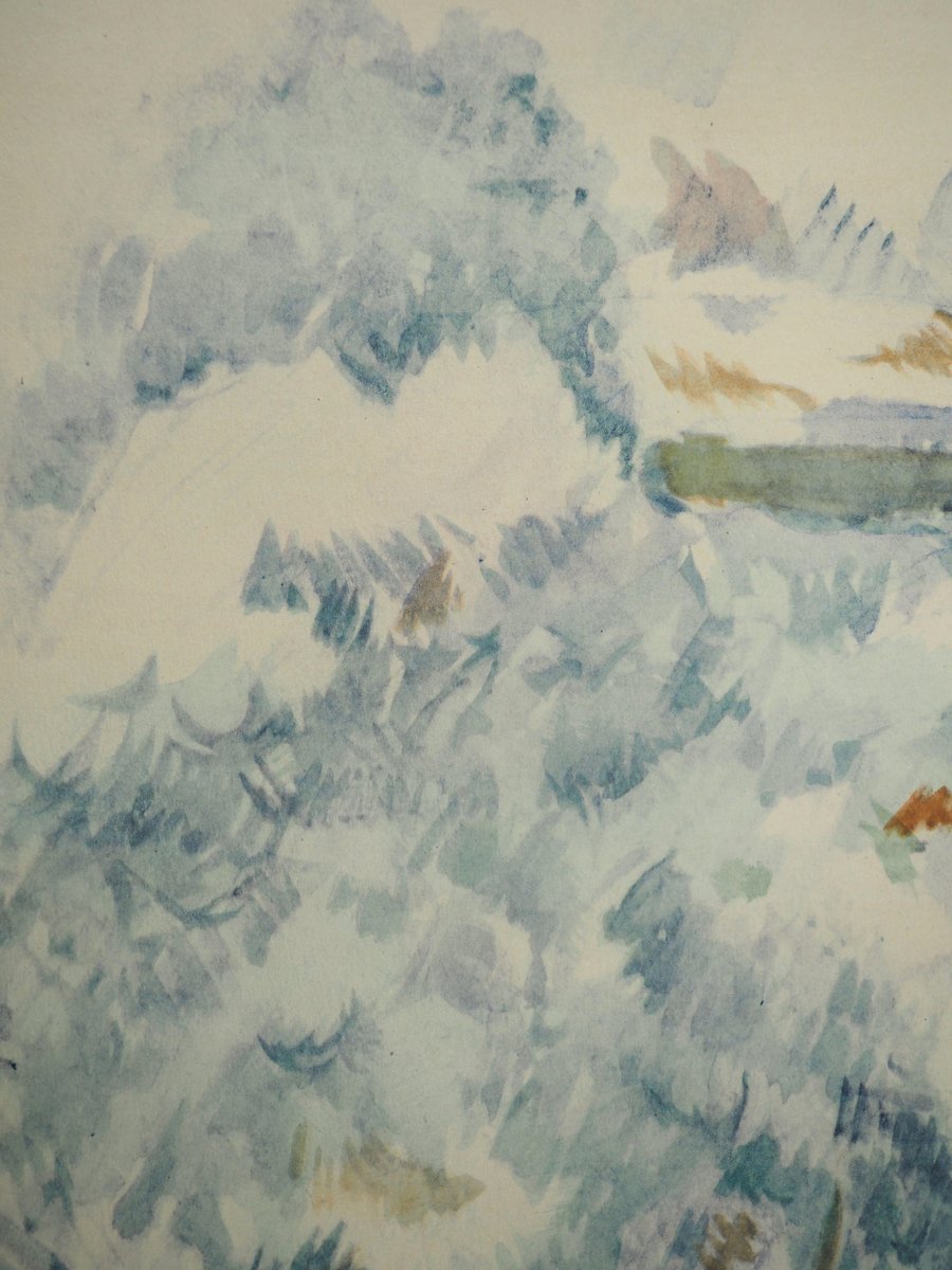 Paul Cezanne, Landscape in Provence, Lithograph and Stencil for sale at ...