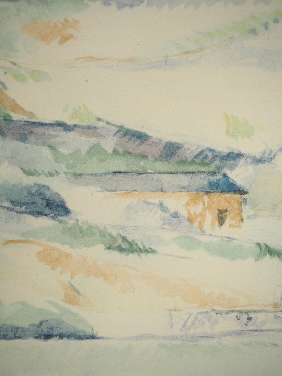Paul Cezanne, Landscape in Provence, Lithograph and Stencil for sale at ...