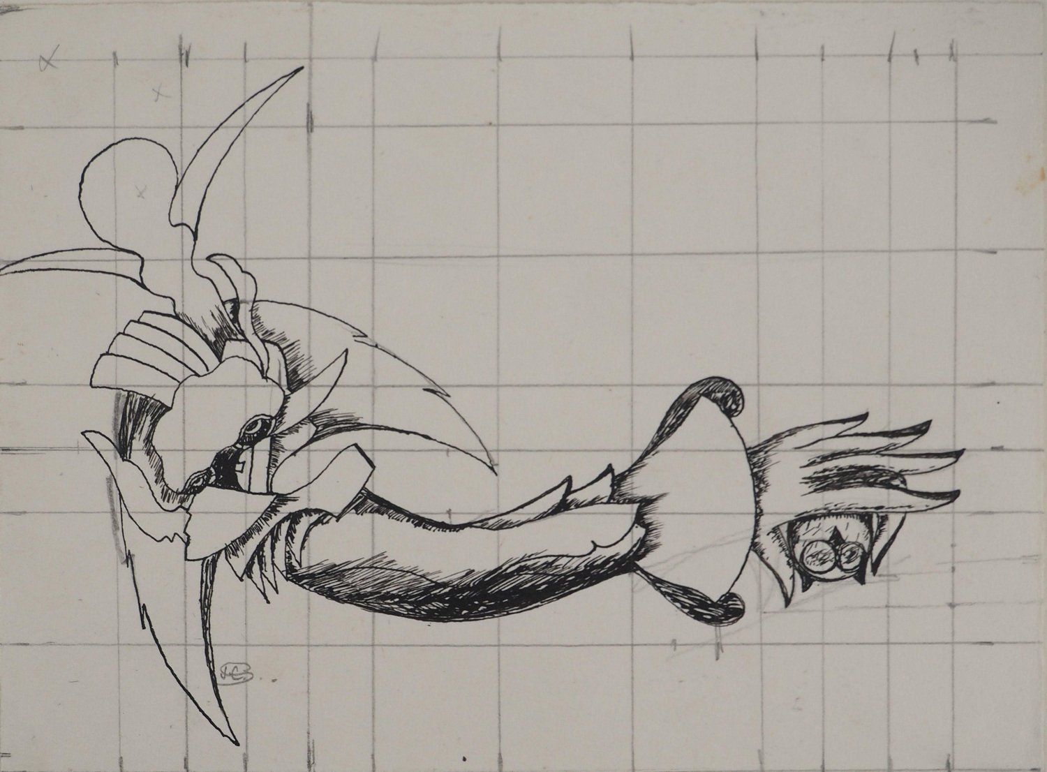 Jean-Claude Silbermann, Sly Signs, The Arm in Flower, Original Ink ...