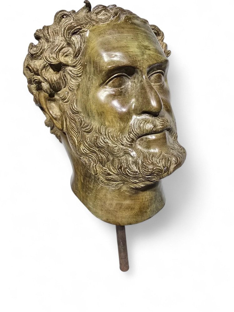 Bronze Head of a Greek Philosopher, 1950s for sale at Pamono