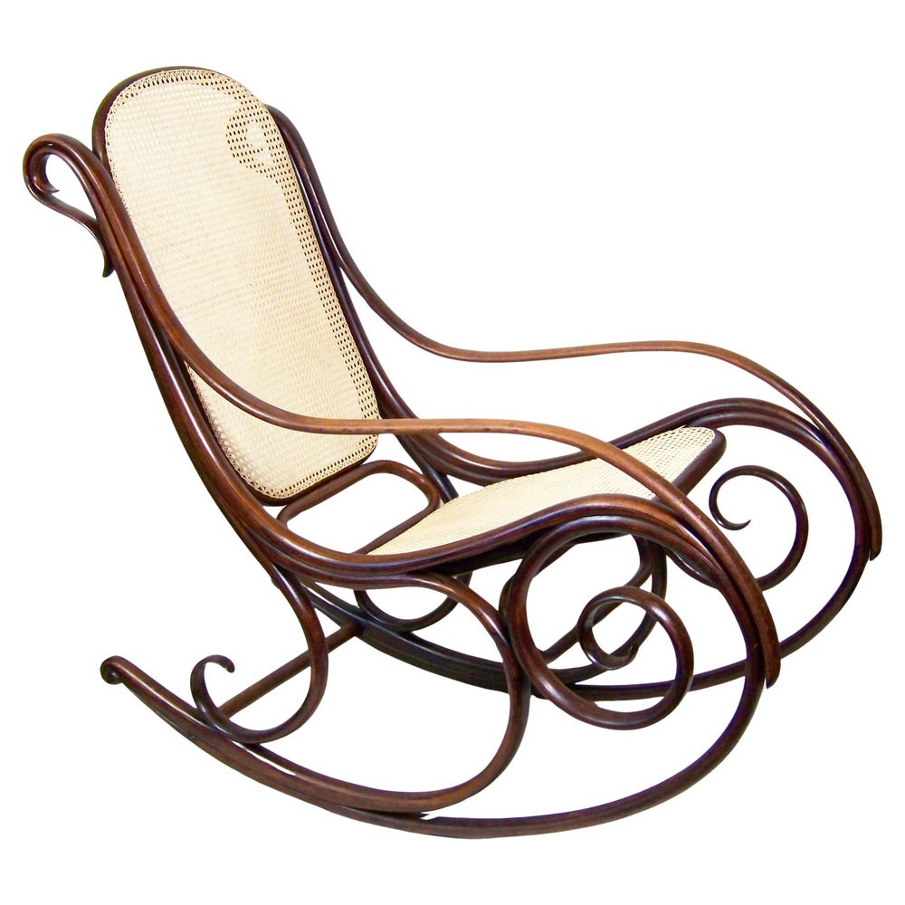 Mecedora nº 1 atribuida a Michael Thonet para Thonet, década de 1870 en ...