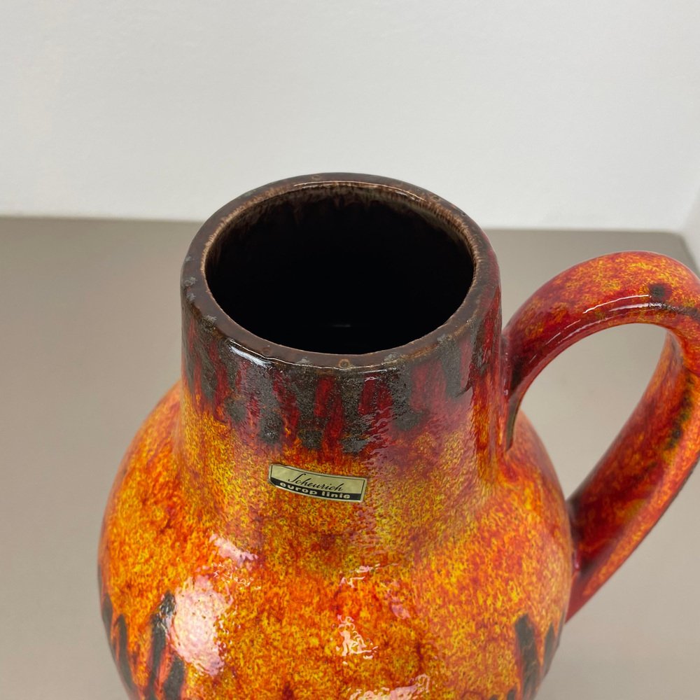 Large Pottery Fat Lava Lora-Style 279-38 Floor Vase by Scheurich, 1970s for sale at Pamono