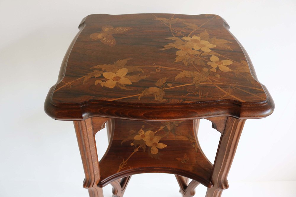 Art Nouveau Pedestal by Emile Gallé, 1900s for sale at Pamono