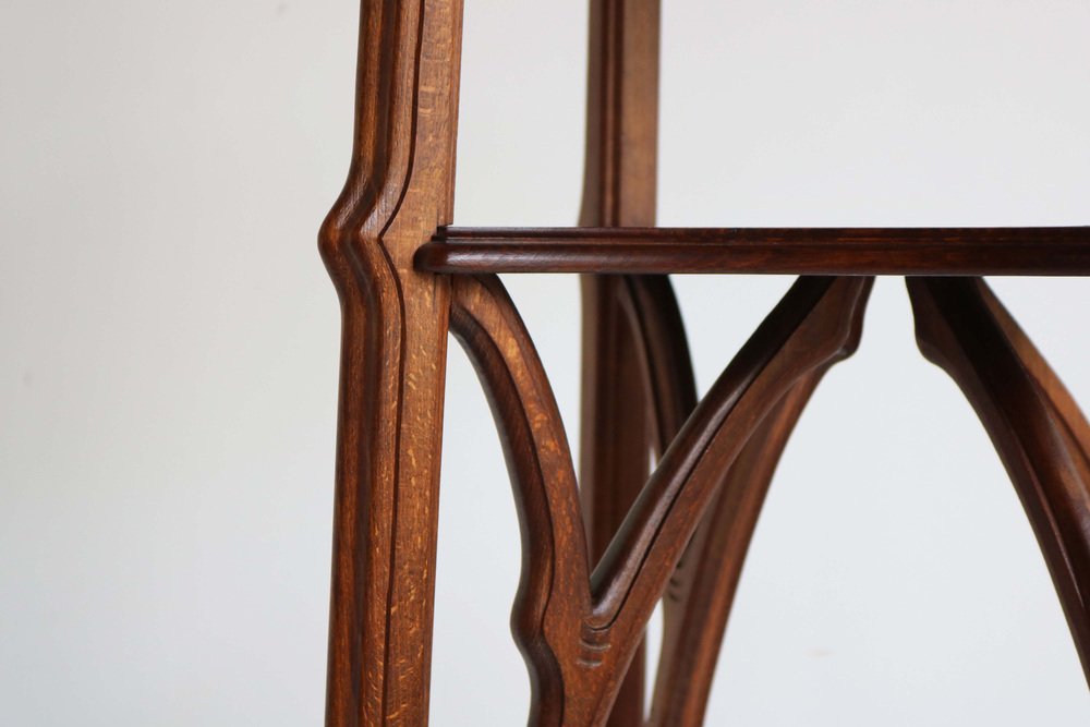 Art Nouveau Pedestal by Emile Gallé, 1900s for sale at Pamono