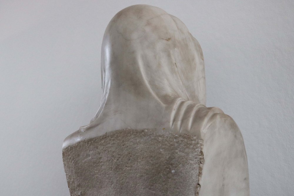 Italian Artist, Memento Mori Bust, 19th Century, Carrara Marble for ...