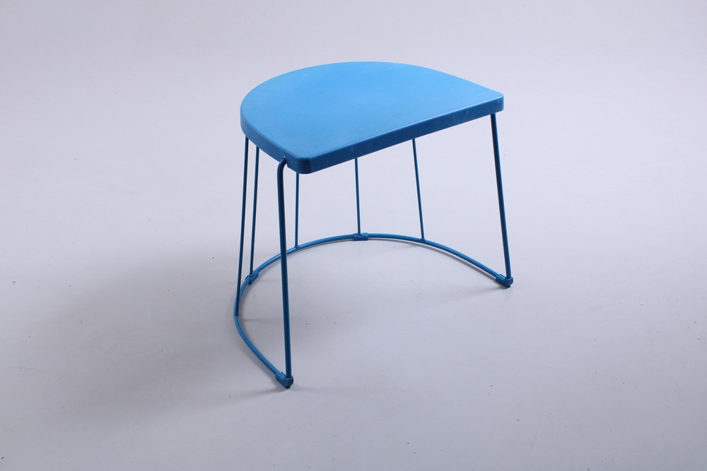 Postmodern Blue Side Table Tranaro from Ikea, 1990s for sale at Pamono
