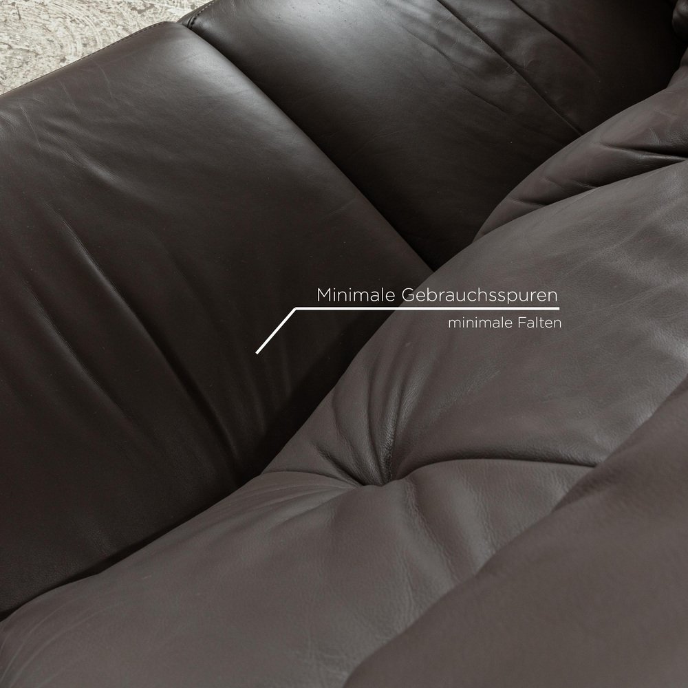 Musterring Two-Seater Sofa in Leather for sale at Pamono