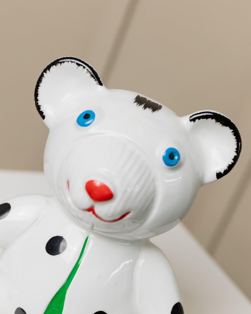 Vintage Ceramic Money Box in Teddy Bear Shape, Italy, 1980s for sale at ...