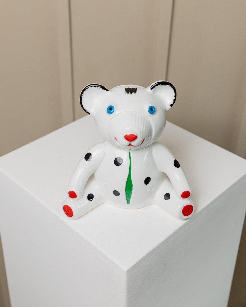 Vintage Ceramic Money Box in Teddy Bear Shape, Italy, 1980s for sale at ...