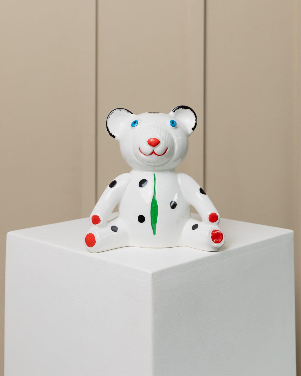 Vintage Ceramic Money Box in Teddy Bear Shape, Italy, 1980s for sale at ...