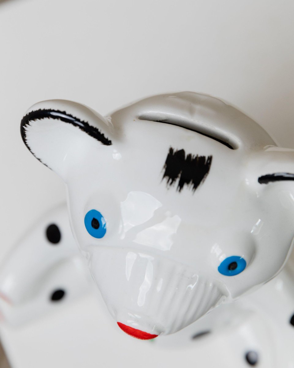 Vintage Ceramic Money Box in Teddy Bear Shape, Italy, 1980s for sale at ...