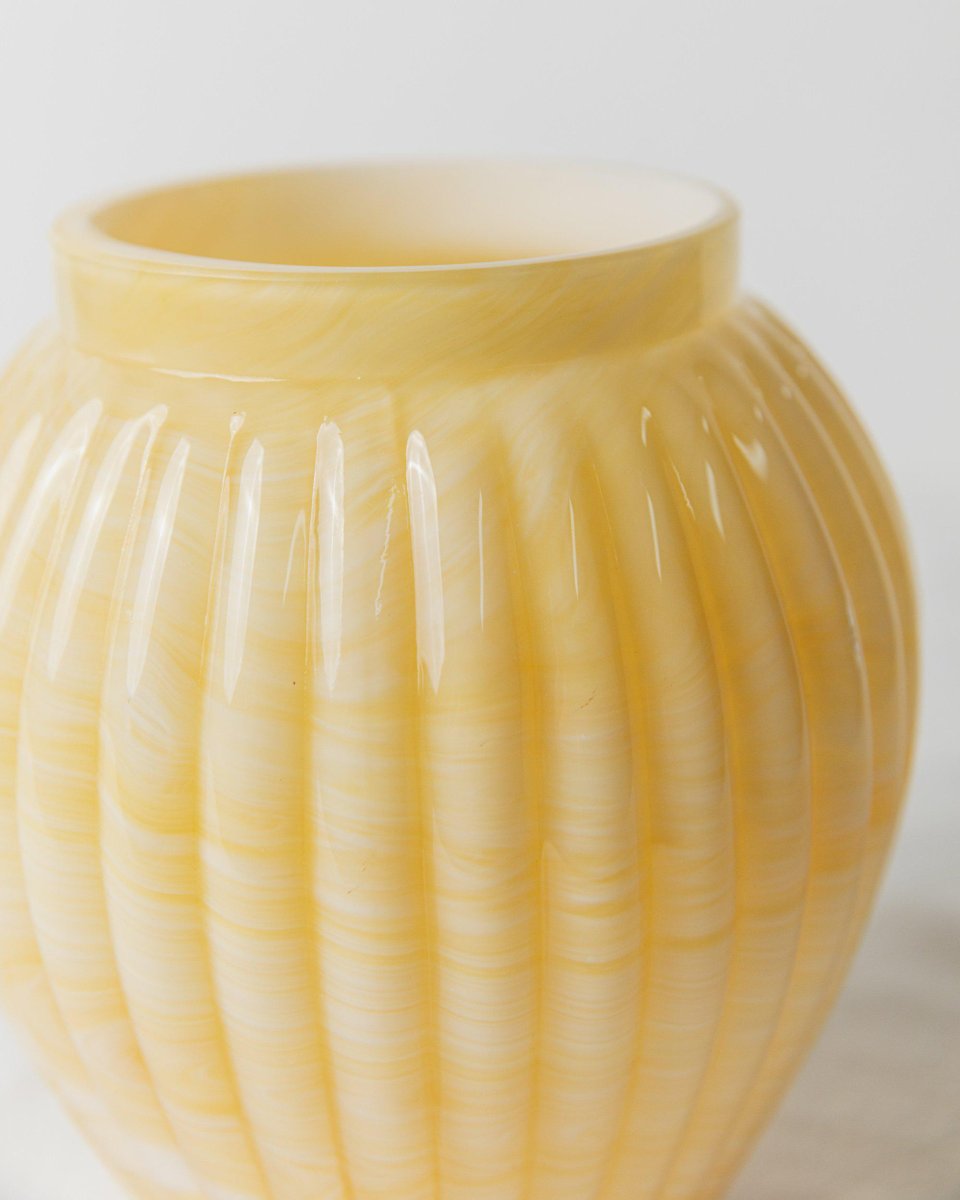 Vintage Valentino Vase in Murano Glass, 1970s for sale at Pamono