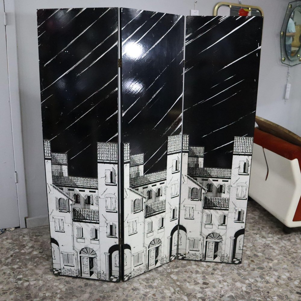 Double-Sided Screen with Embossed Designs by Siso, 1970s for sale at Pamono