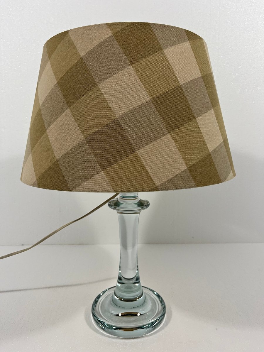 Glass Table Lamp from Holmegaard, 1970s for sale at Pamono