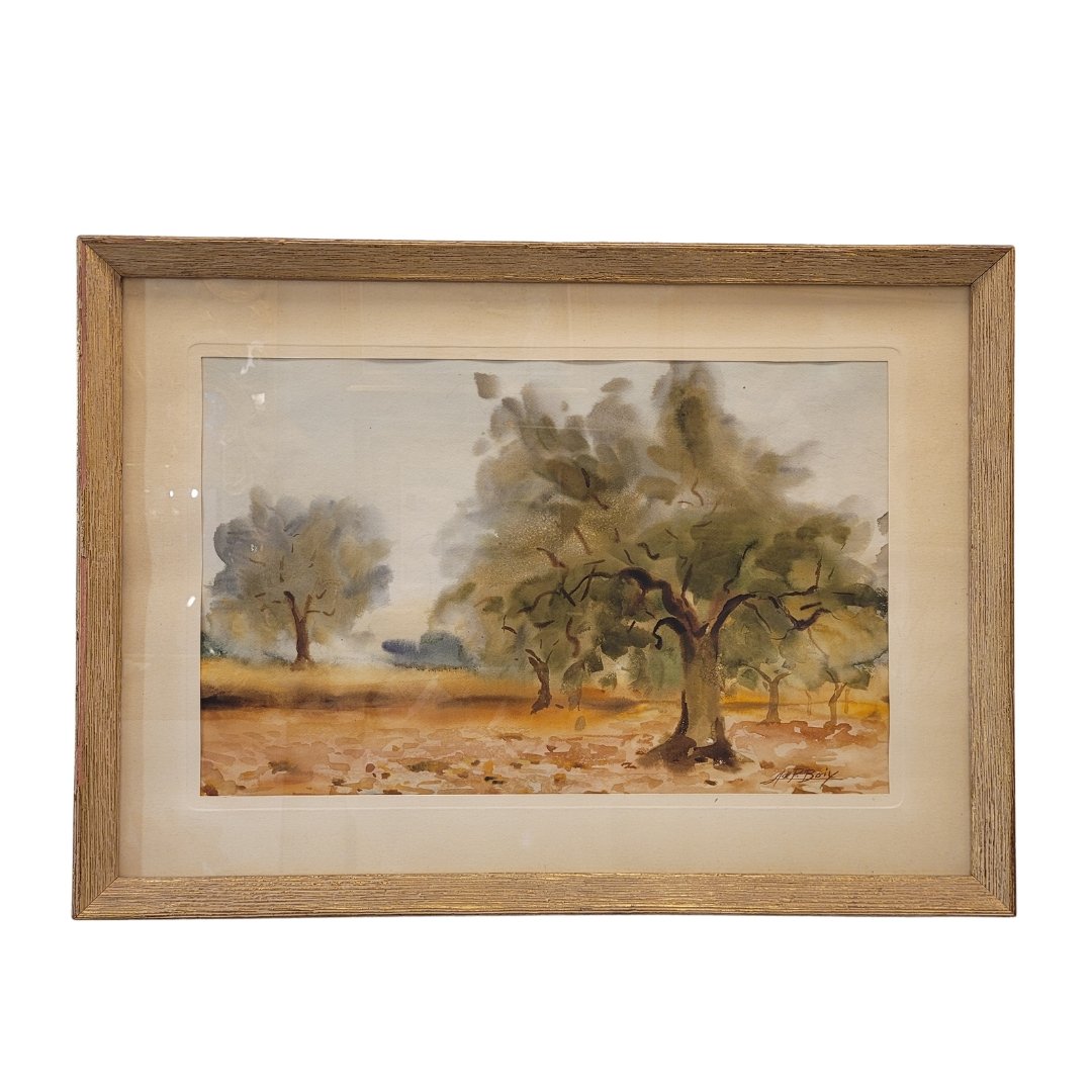 Antoni De Paula Boix, Landscape, 1960s, Watercolor for sale at Pamono