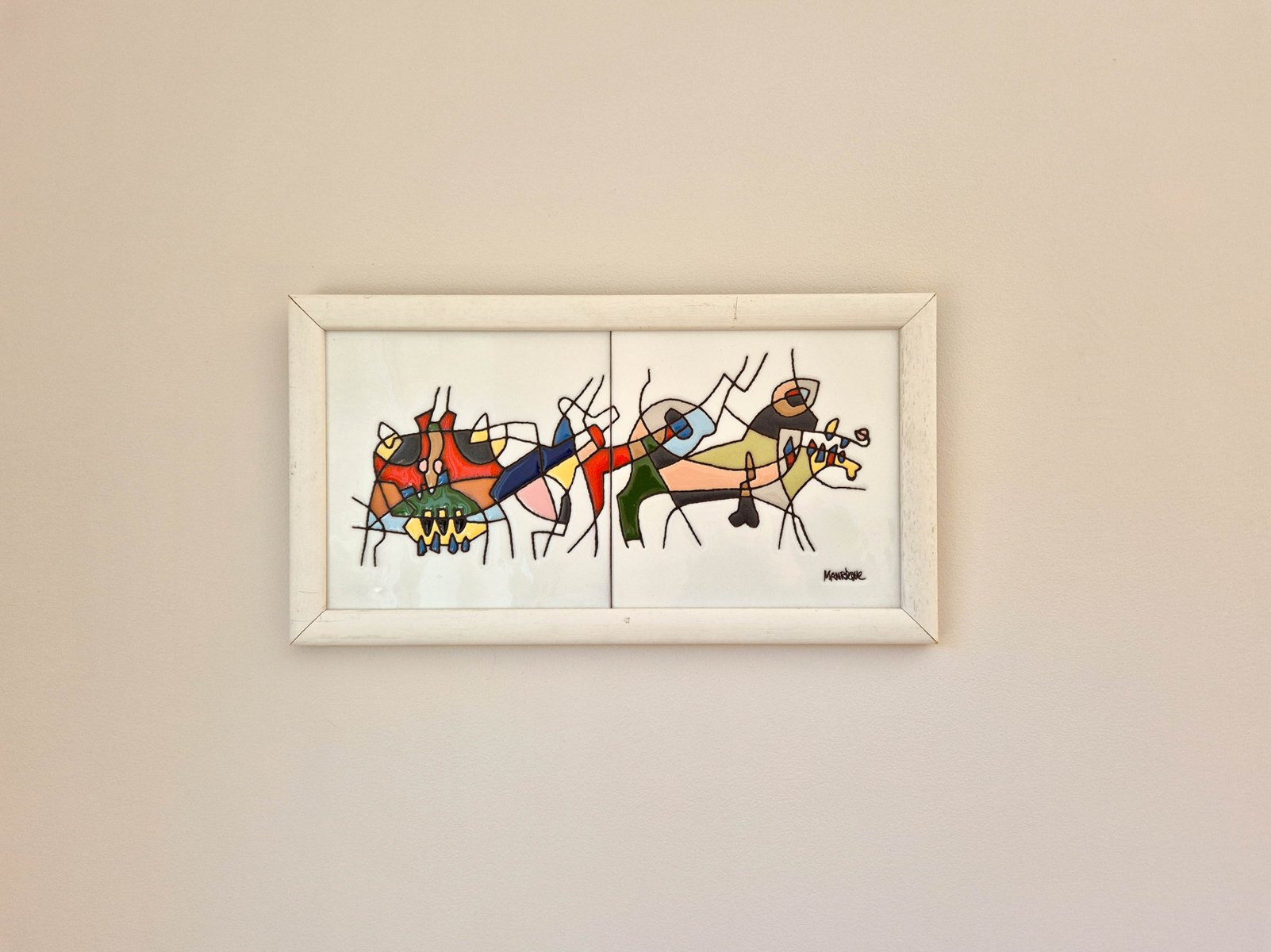 César Manrique, Abstract Artwork, 1970s, Ceramic for sale at Pamono