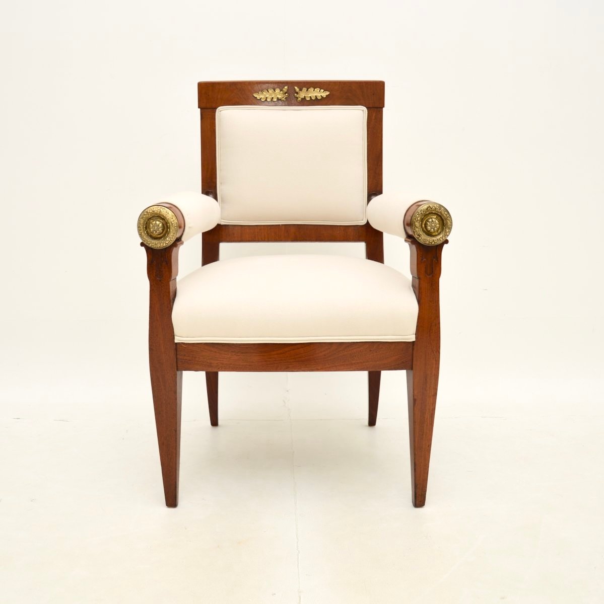 Regency Armchair with Gilt Bronze, 1815 for sale at Pamono