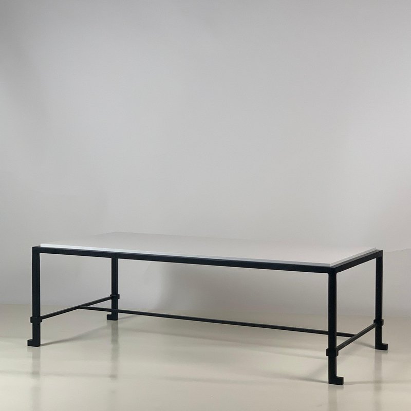 Chic Diagram Caesarstone Coffee Table by Atelier Cabanel for sale at Pamono
