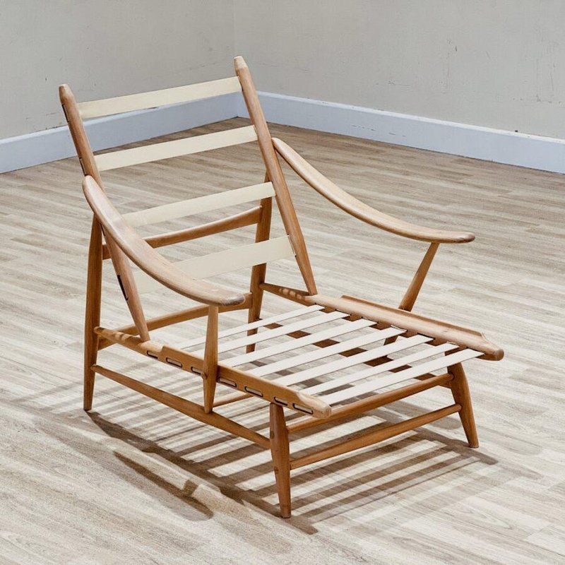 Set of Lounge Chair 427 with Ottoman from Ercol for sale at Pamono