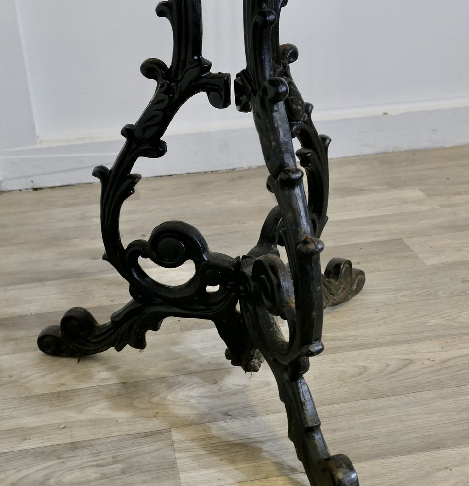 Victorian Cast Iron Scroll Work Occasional Table for sale at Pamono