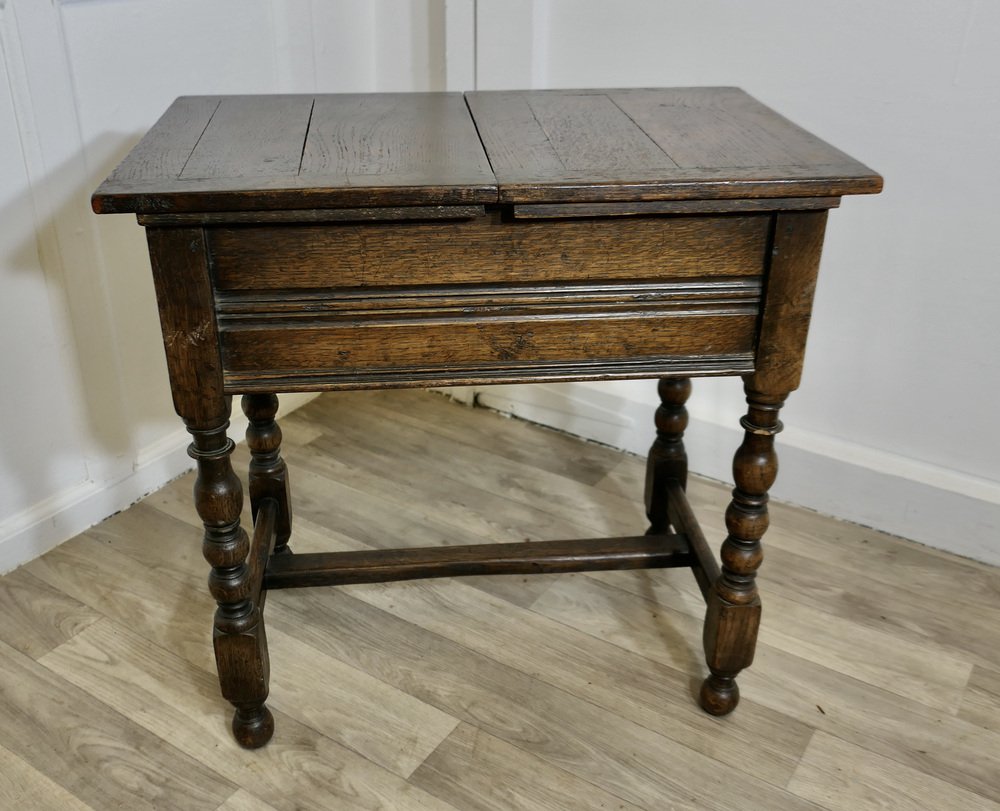 Oak Joint Side Table for sale at Pamono