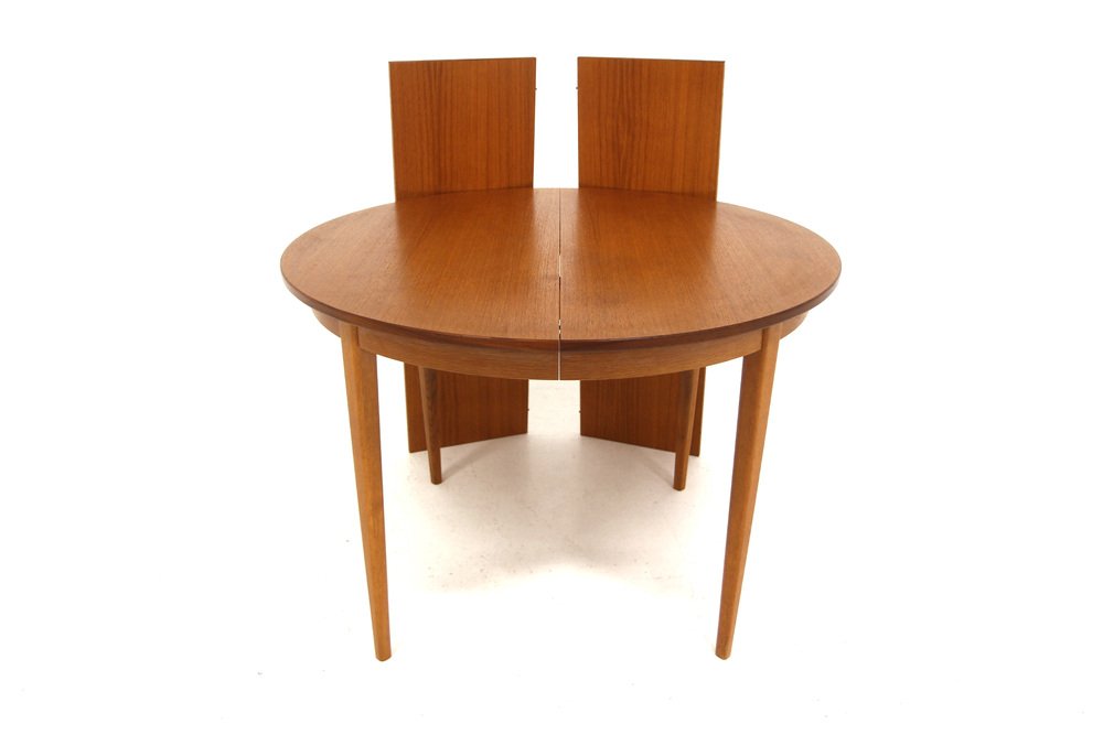 Scandinavian Teak Dining Table, Sweden, 1960s for sale at Pamono