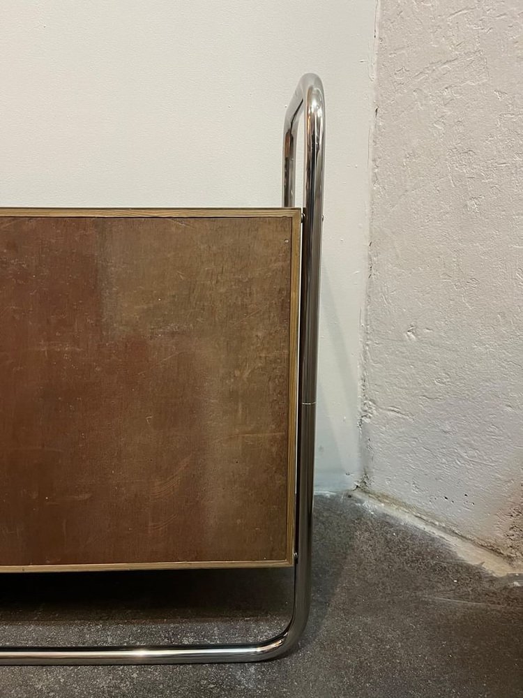 Bauhaus Tubular Steel Display Cabinet for sale at Pamono