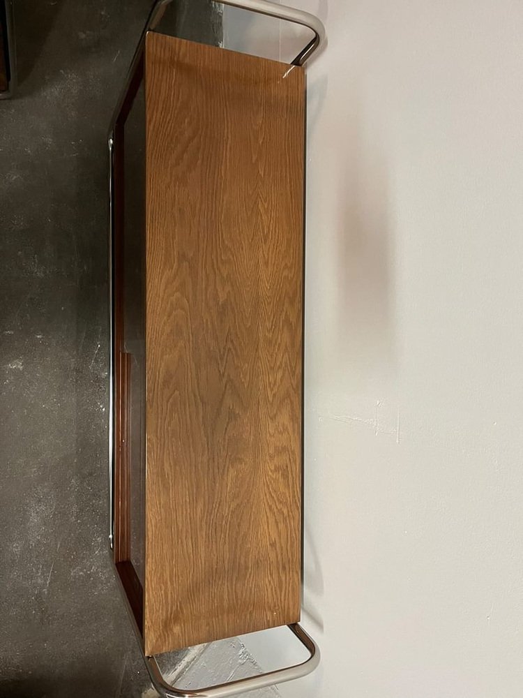 Bauhaus Tubular Steel Display Cabinet for sale at Pamono