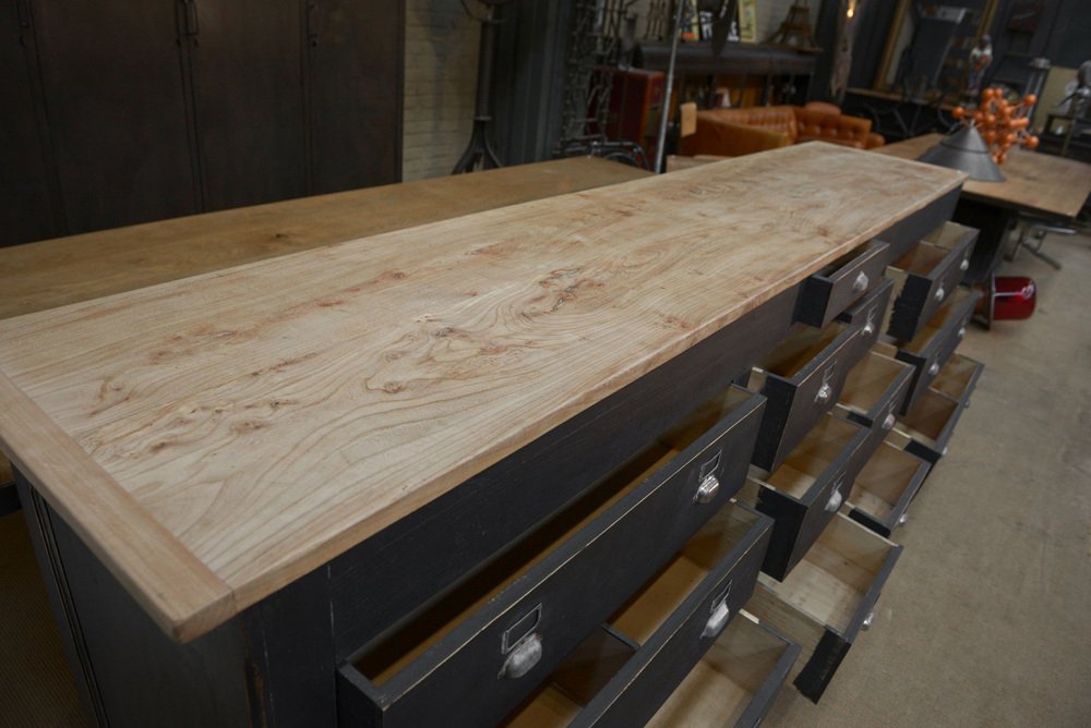 Large Counter with Commercial Drawers, 1930 for sale at Pamono