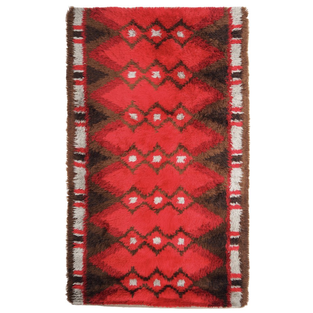 Red Sea Rya Rug for Marks Rya, 1959 for sale at Pamono