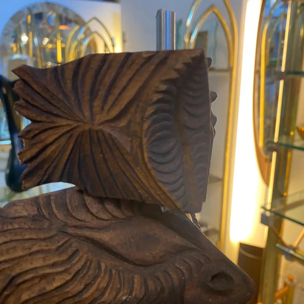 Sciacca, Organic Modern Movable Hand-Carved Sculpture, 2000s, Wood for ...