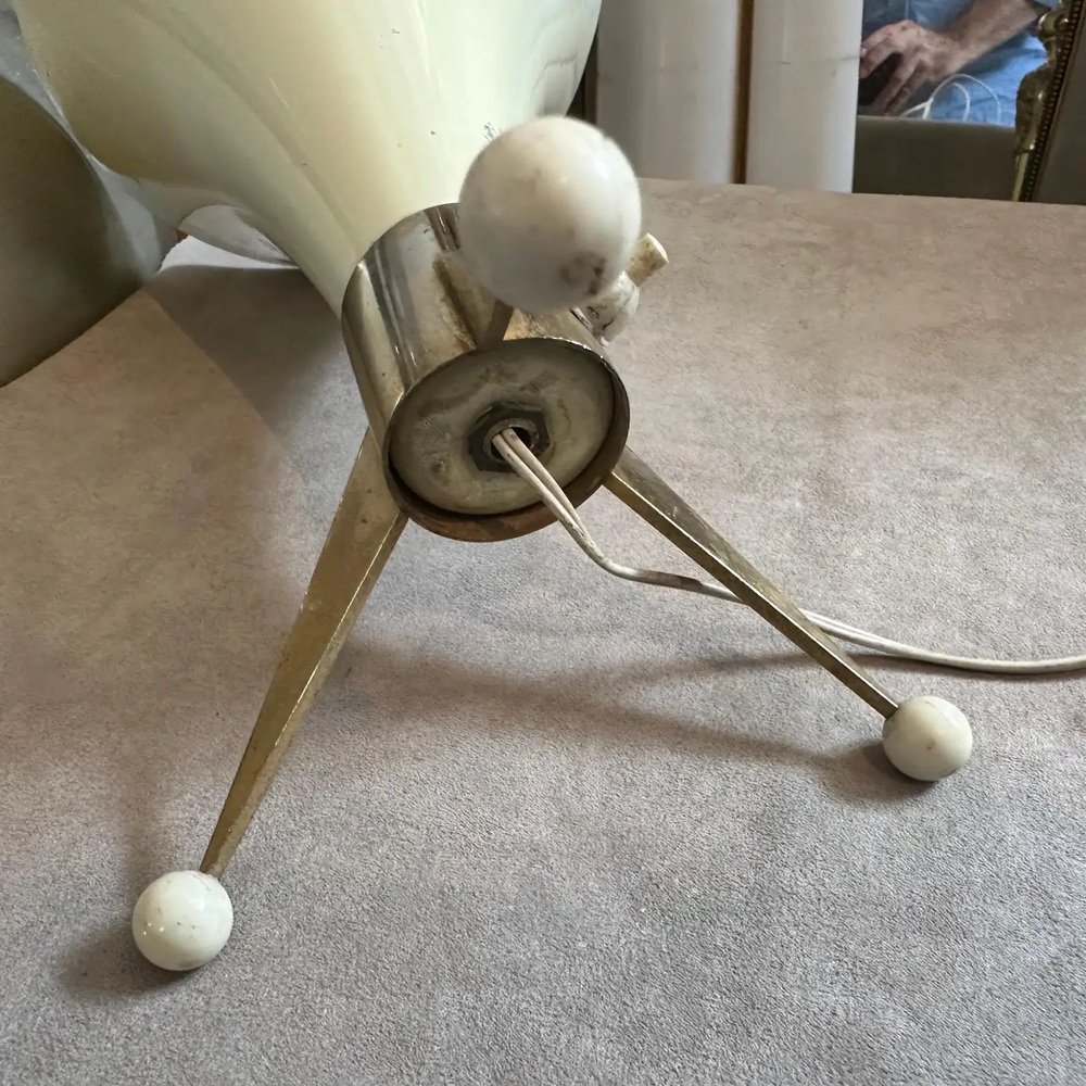 Mid-Century Modern Sputnik Desk Lamp in Aluminum and Brass, 1960s for ...