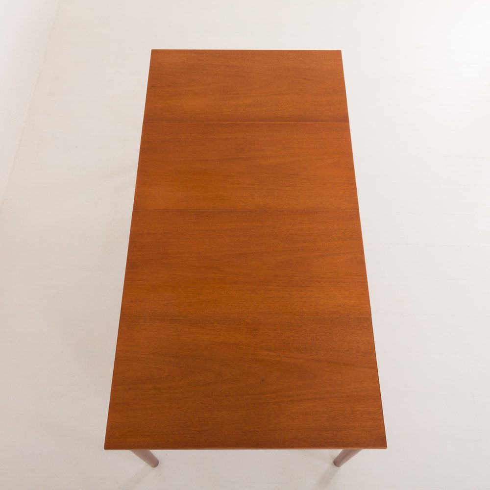 Square Teak Table with Hidden Extenisons by Hans J. Wegner for PP ...