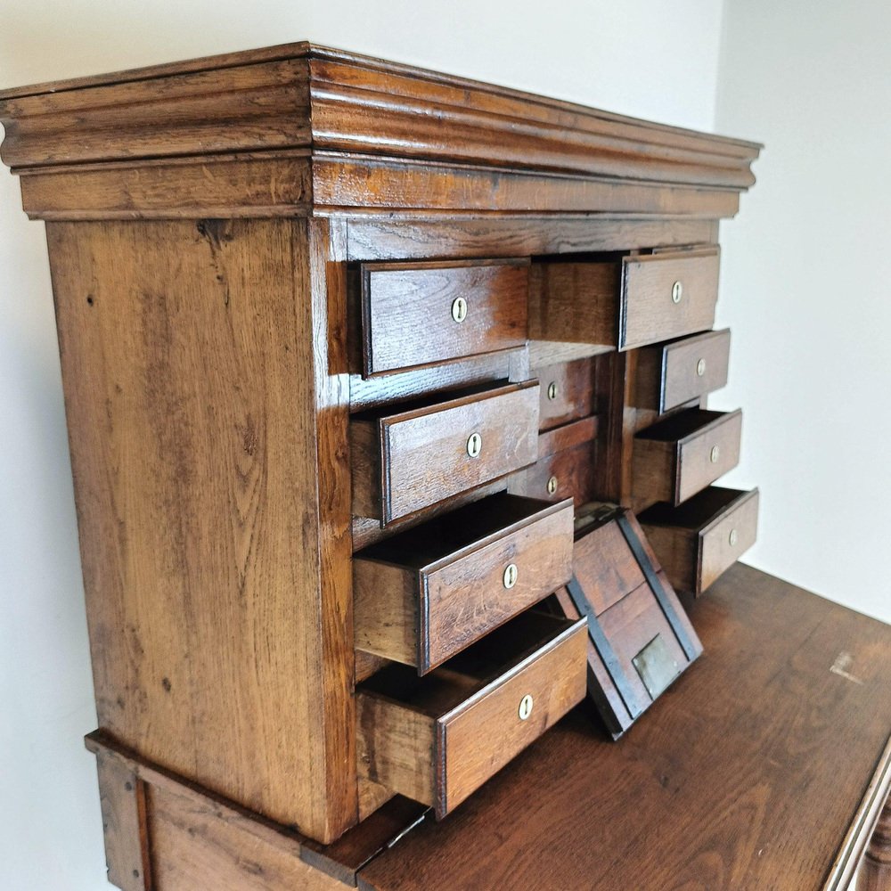 Antique Notary Desk with Working Safe Bell for sale at Pamono
