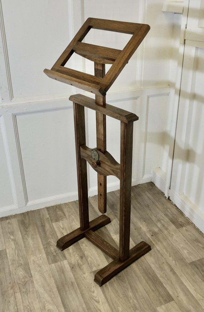 19th Century Oak Reading Stand for sale at Pamono