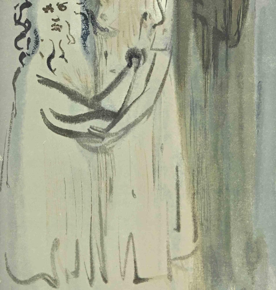 Salvador Dali, The Wrathful, Woodcut, 1963 for sale at Pamono