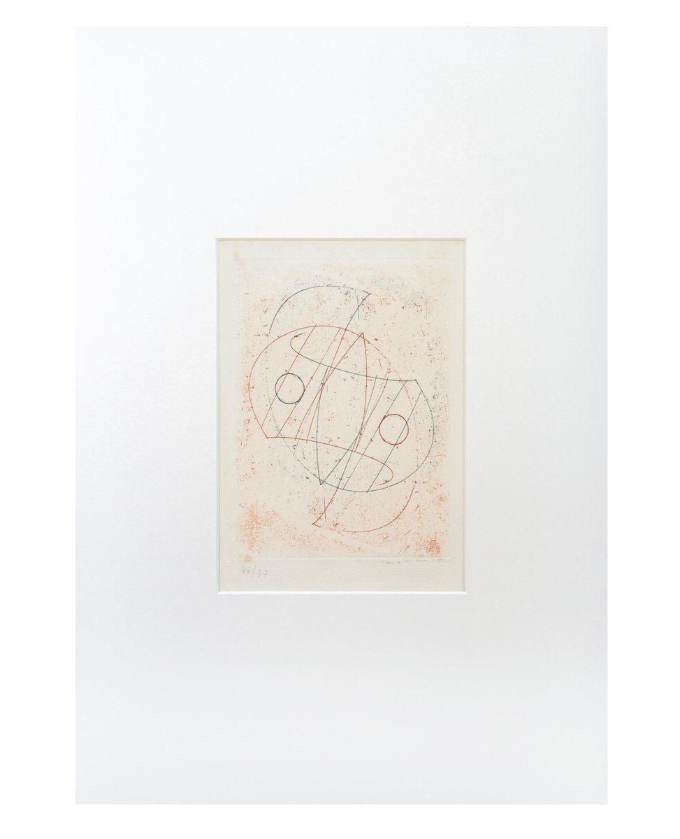 Max Ernst, Obliques, Drypoint, 1967 for sale at Pamono
