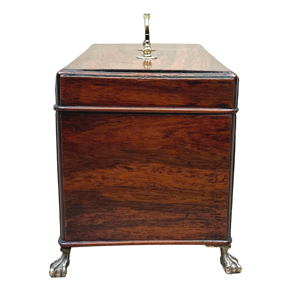 18th Century Padouk Wood Tea Caddy, 1770 for sale at Pamono