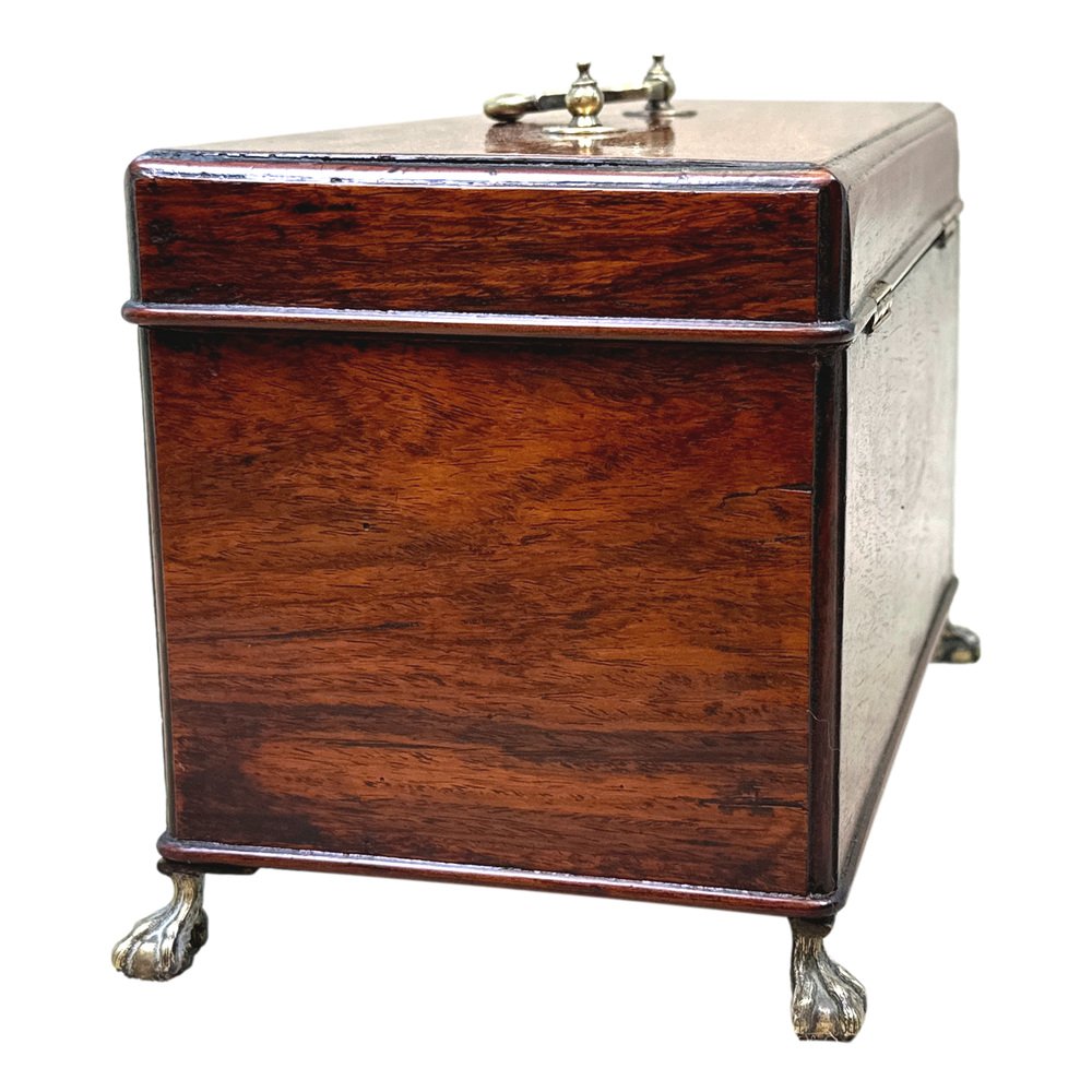 18th Century Padouk Wood Tea Caddy, 1770 for sale at Pamono