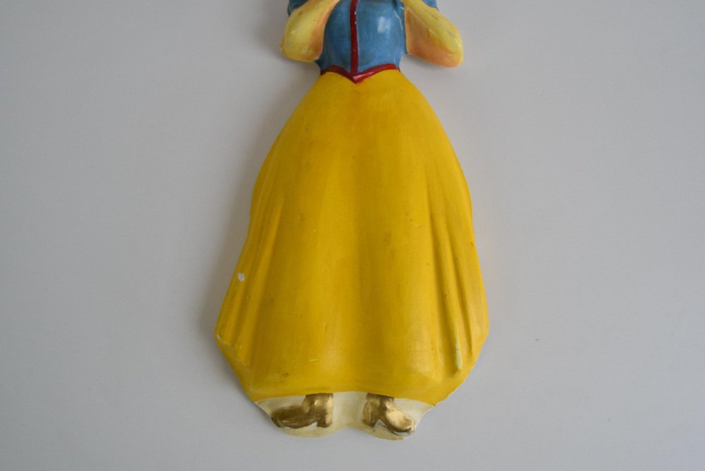 Plaster Wall Snow White Sculpture, 1950s for sale at Pamono