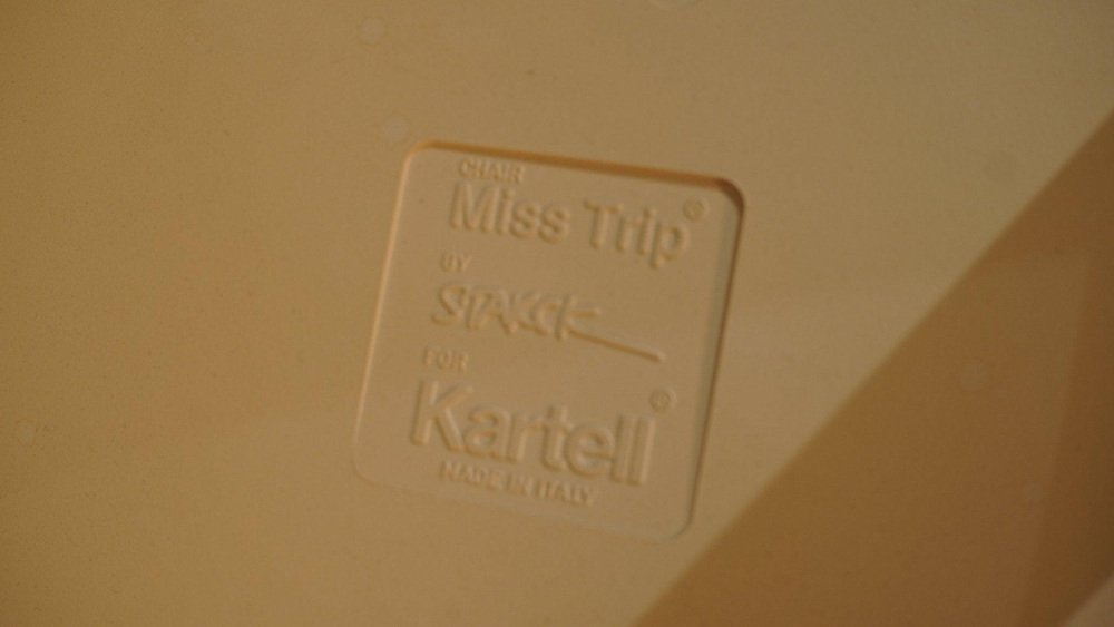White Miss Trip Dining Chair attributed to Philippe Starck for Kartell ...