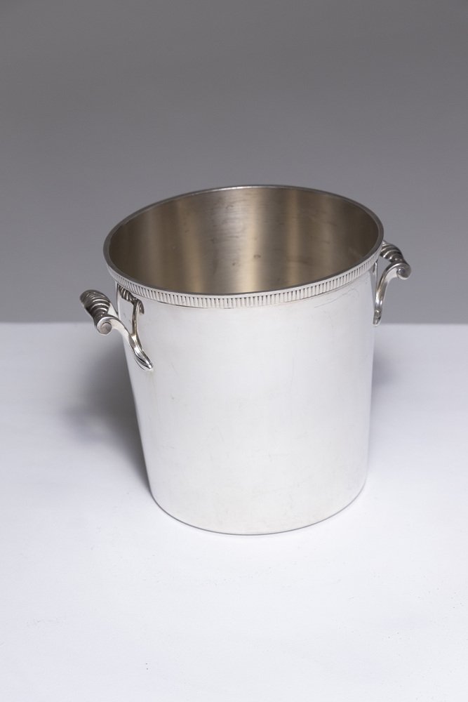 Metal Champagne Bucket from Ercuis, 1960s for sale at Pamono