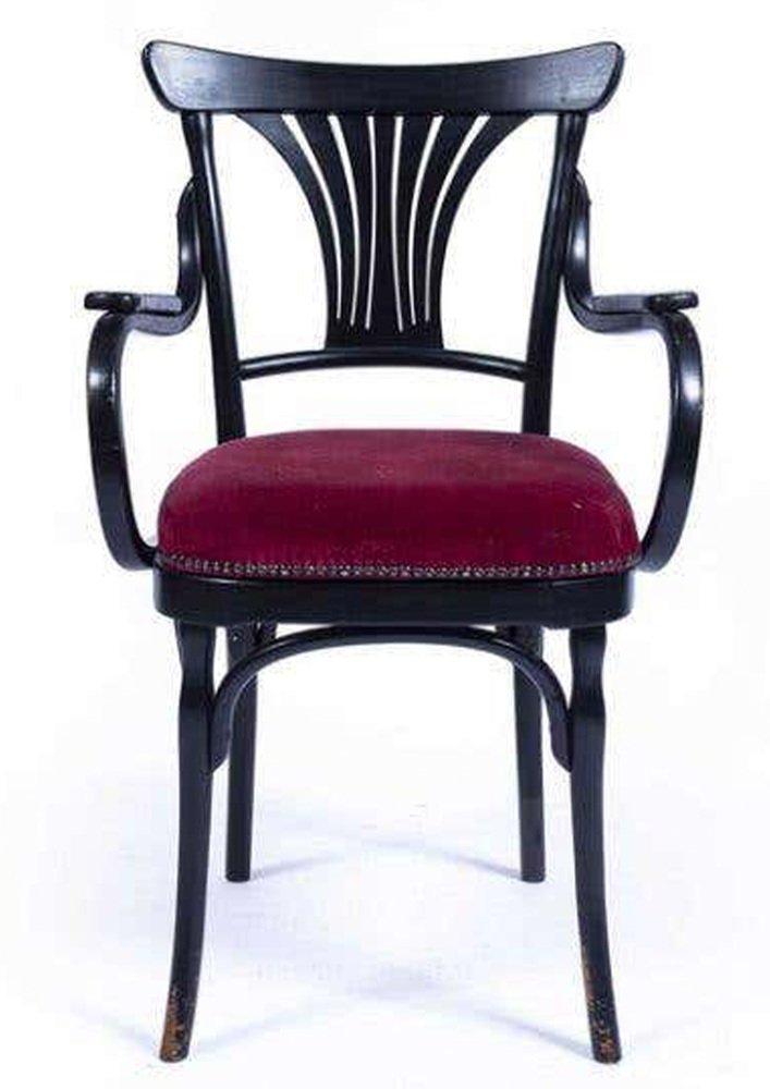 Secessionist Stained Bentwood Chair by Otto Wagner for Jacob and Josef ...