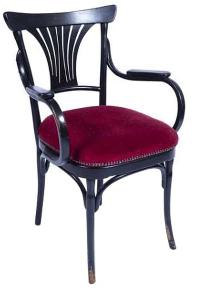 Secessionist Stained Bentwood Chair by Otto Wagner for Jacob and Josef ...